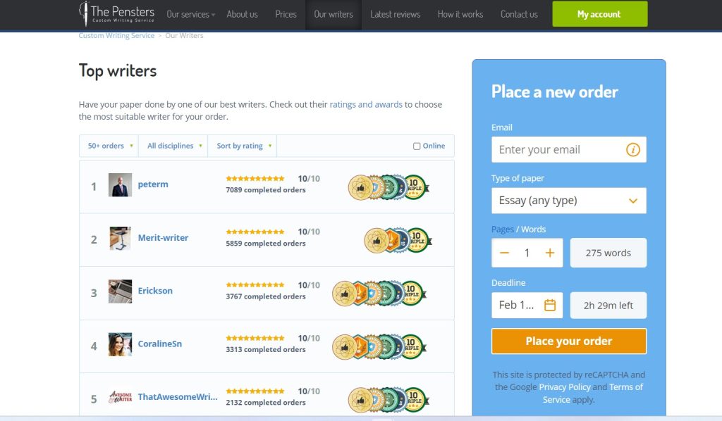 ThePensters Review: Decoding Pro Writing Services